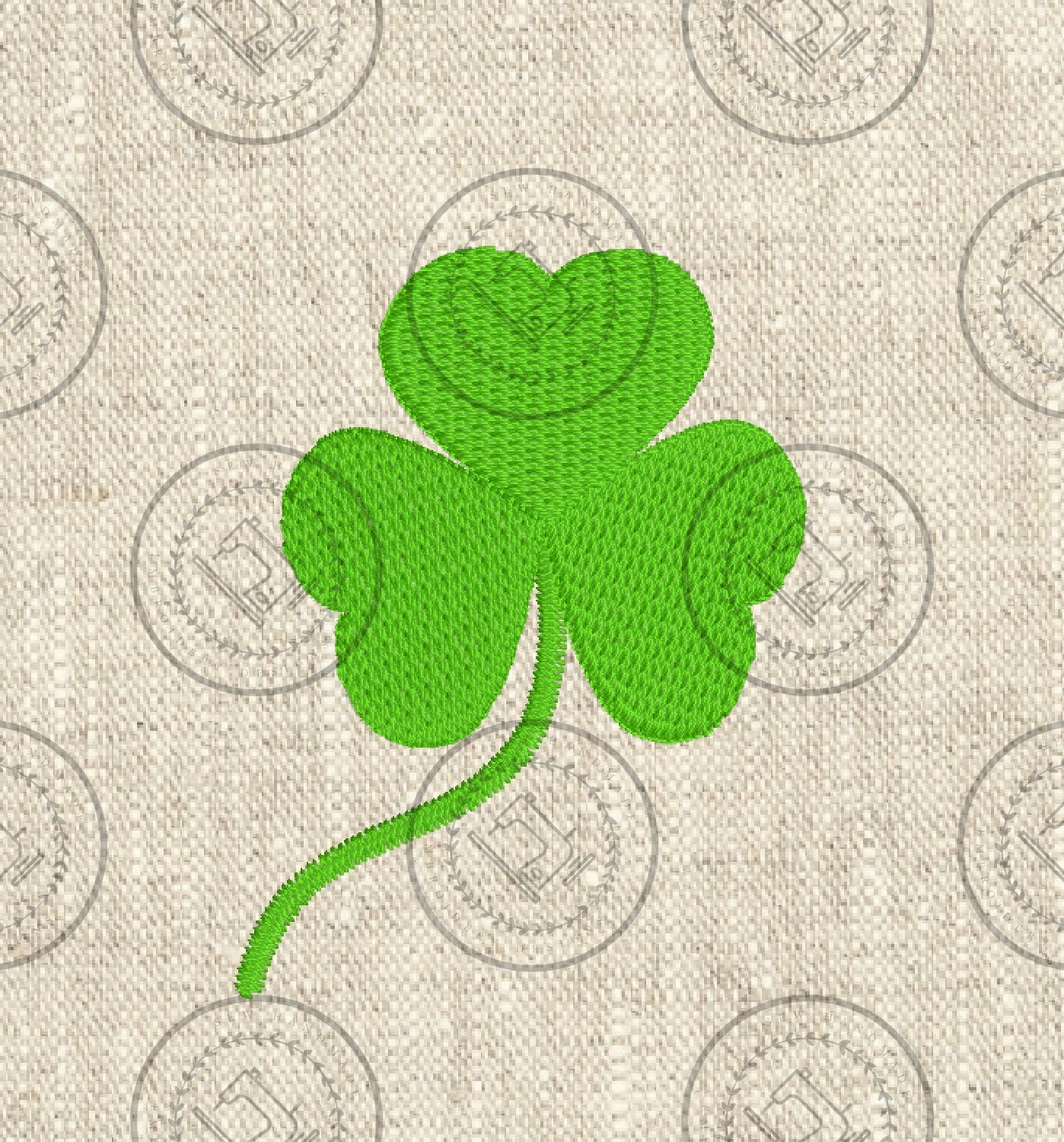 SHAMROCK Embroidery Design - SR023 2.5 x 3 – Sew Handmade Embroidery ...
